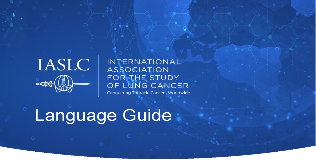 IASLC Language Guide | IASLC
