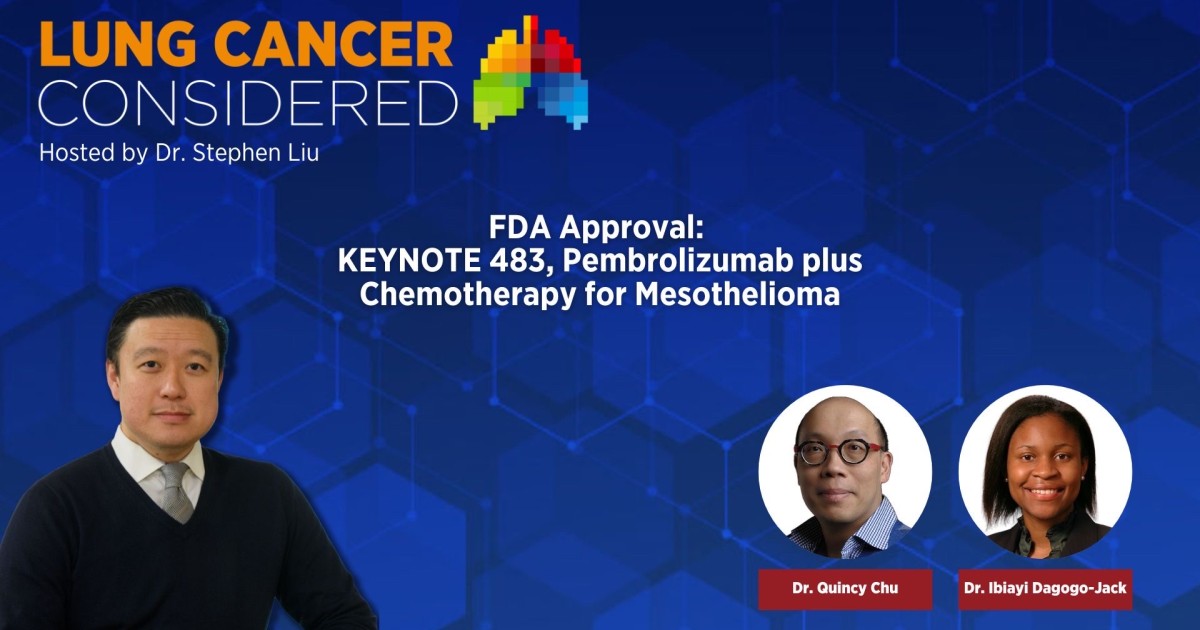 FDA Approval: KEYNOTE 483, Pembrolizumab plus Chemotherapy for ...